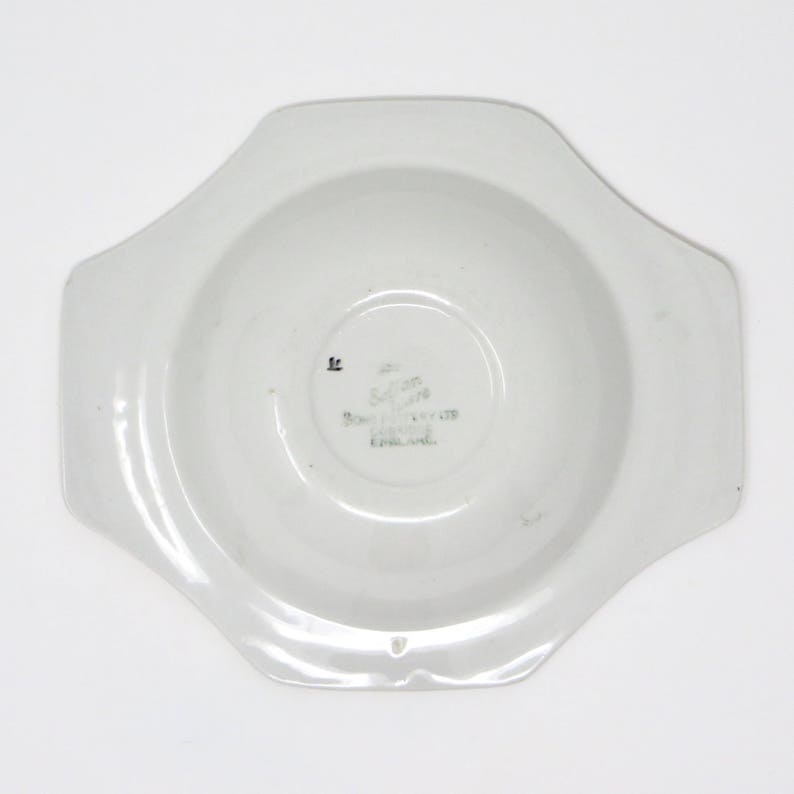 Vintage Art Deco Bowl Solian Ware Soho Pottery Fruit Pattern | Etsy