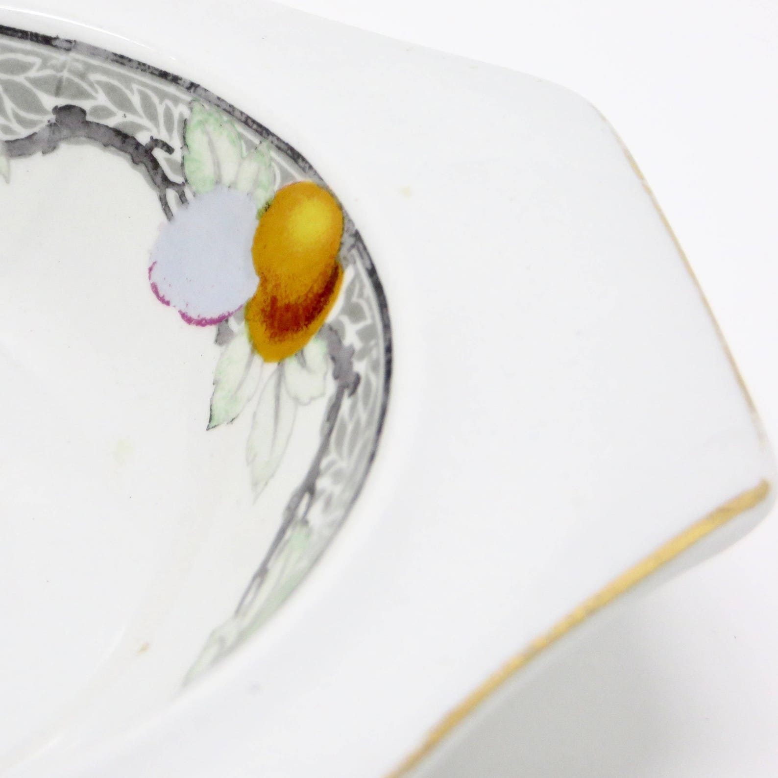 Vintage Art Deco Bowl Solian Ware Soho Pottery Fruit Pattern | Etsy