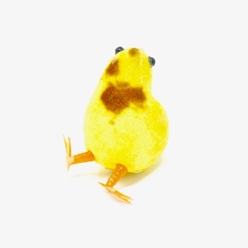 Vintage Easter Chicks Flocked Baby Chicken Plastic Pink Chick Styrofoam ...