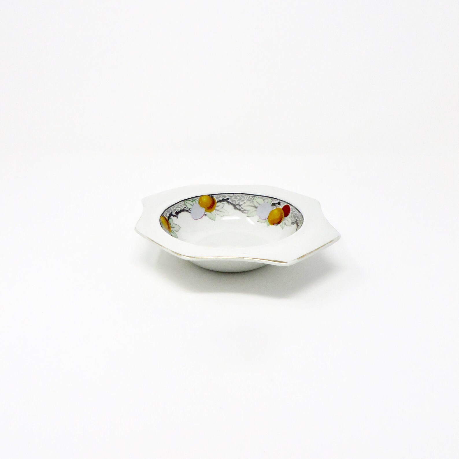 Vintage Art Deco Bowl Solian Ware Soho Pottery Fruit Pattern | Etsy