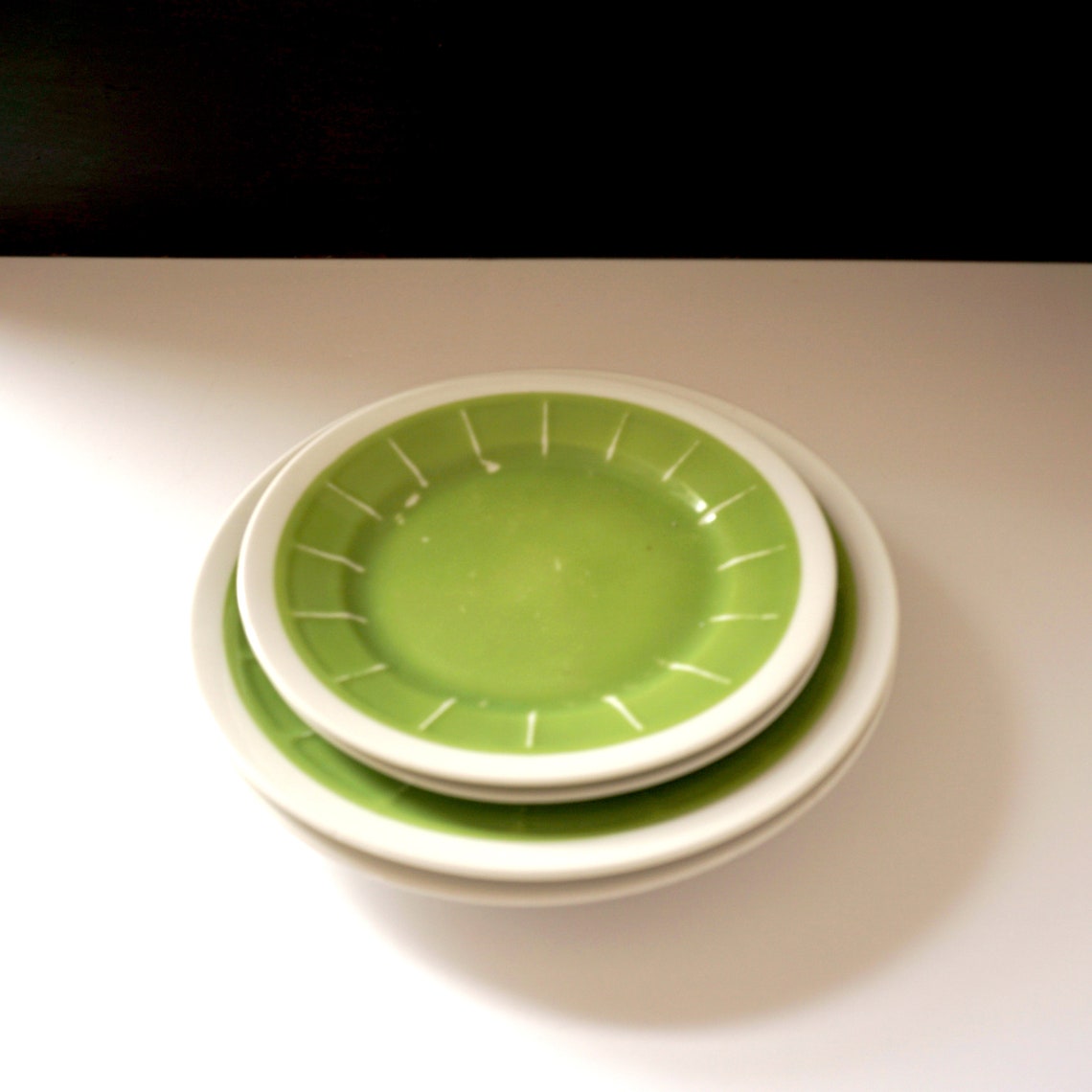 Vintage Green Dinnerware Victoria China Czechoslovakia 1940s - Etsy