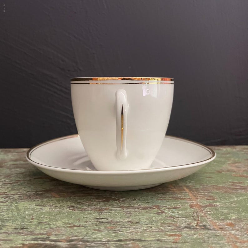 Antique Mors Kop Tea Cup With Oval Saucer for Mother's Cup CT Altwasser ...