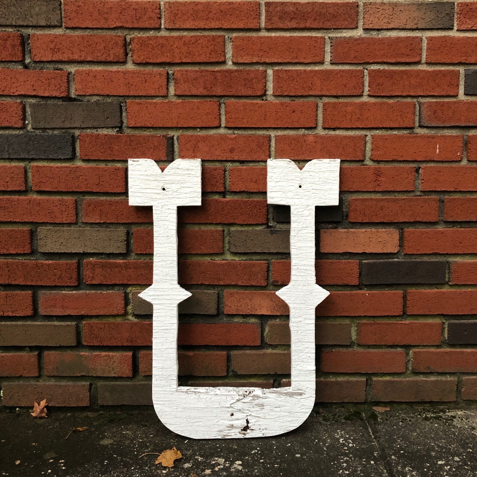 Vintage Letter T Sign Large Wood Cut Out Initial T Chippy - Etsy