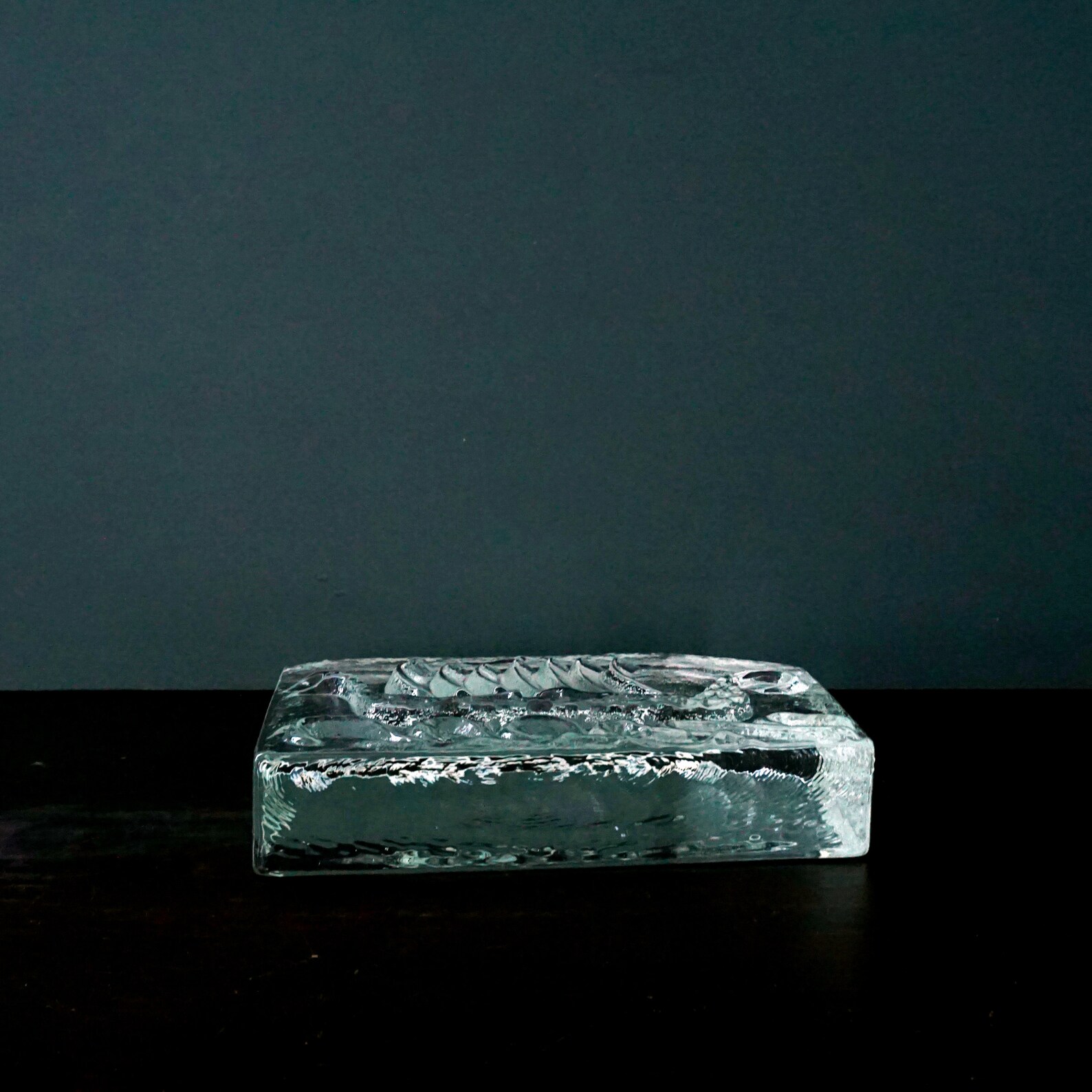 Vintage Viking Ship Glass Block Iceberg Large Clear - Etsy