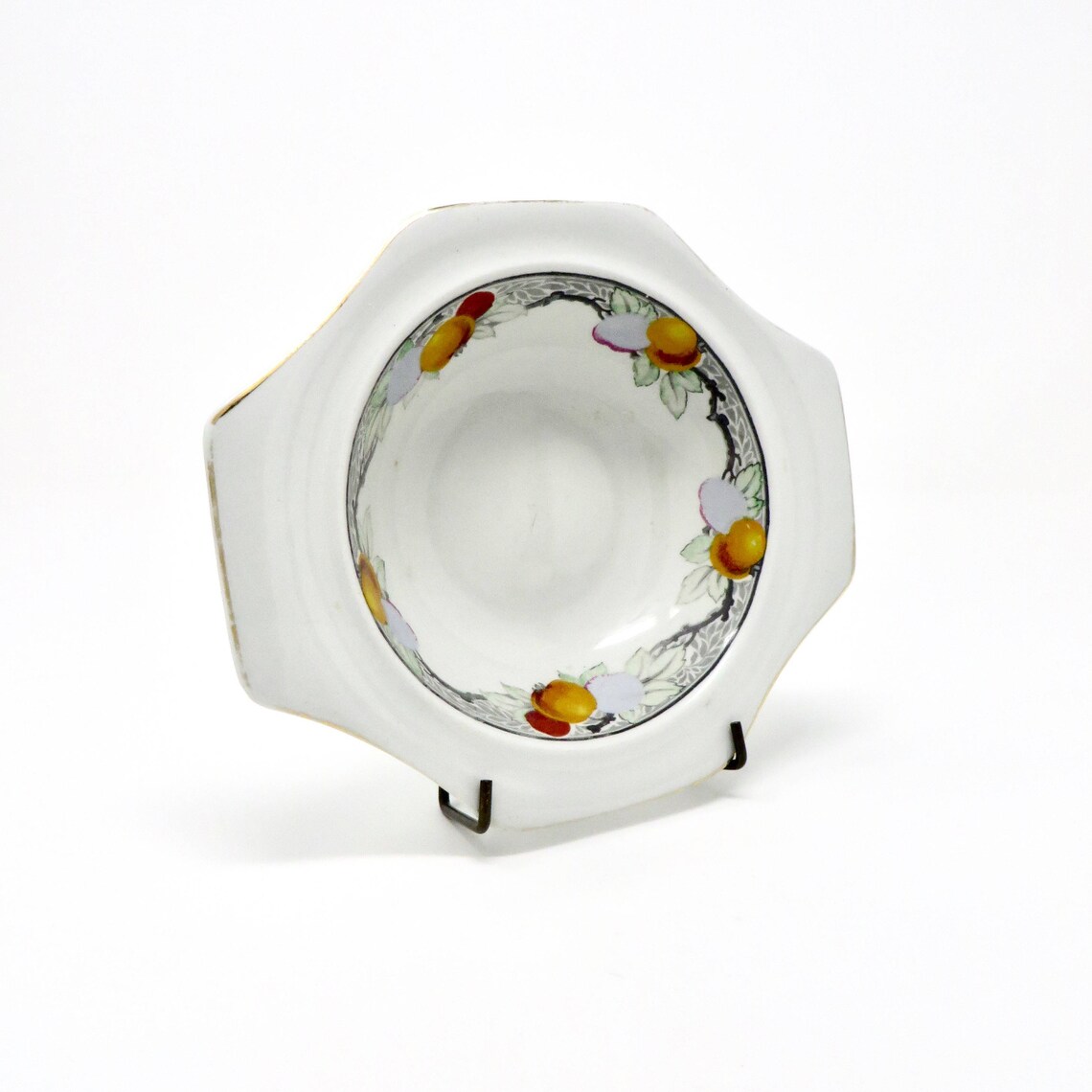 Vintage Art Deco Bowl Solian Ware Soho Pottery Fruit Pattern | Etsy