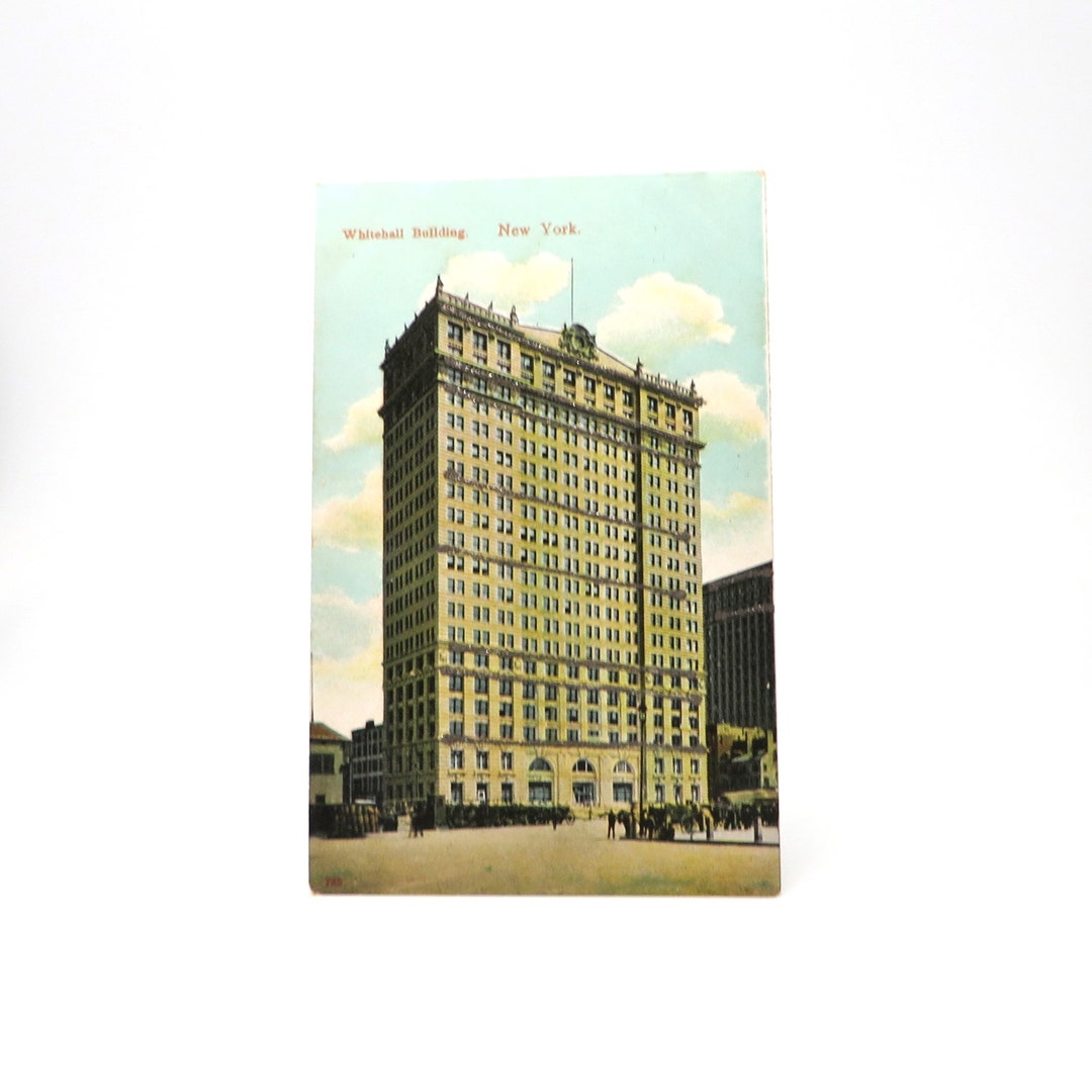 Antique Postcard NYC Whitehall Building New York 1900s - Etsy