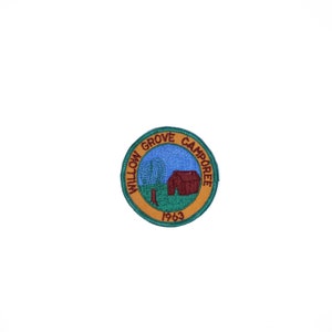 Vintage Scout Badge Willow Grove Camporee 1963 Girl Scouts of America ...