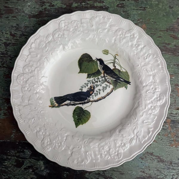 Antique Bird Plate - Etsy