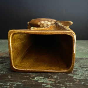 Vintage Vase Gazelle Royal Haeger R707 Brown Glazed Pottery MCM ...