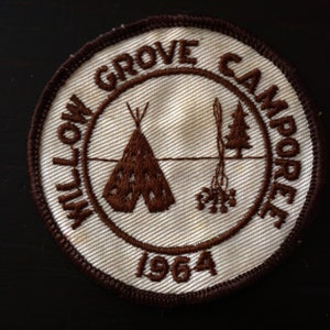 Vintage Scout Badge Willow Grove Camporee 1964 Girl Scouts of America ...