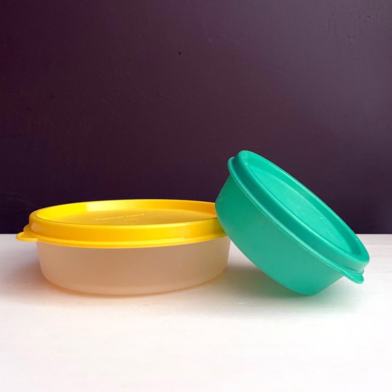 Vintage Tupperware Set of 2 Little Wonders Bowl Tiny Solid - Etsy