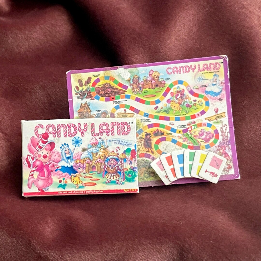 Vintage Candyland Brooch OOAK Mini Kid's Game Pin Handmade Doll House ...