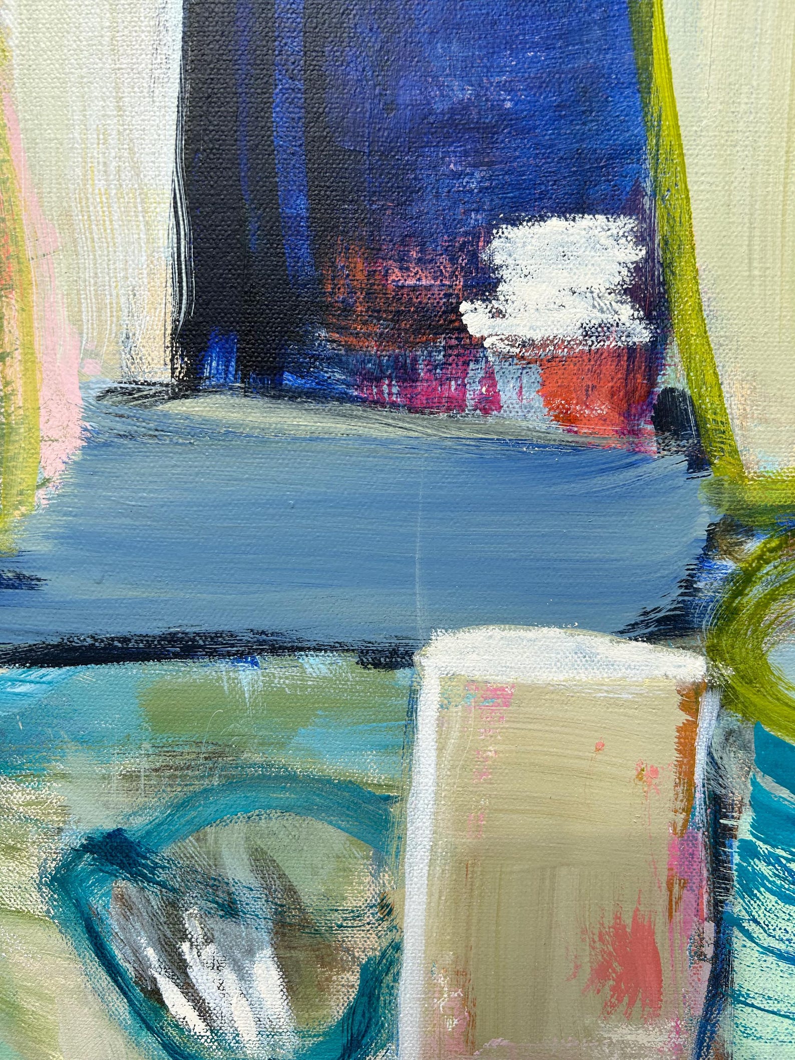 Half Price Sale Abstract Art Original Still Life Painting Gallery Wall ...