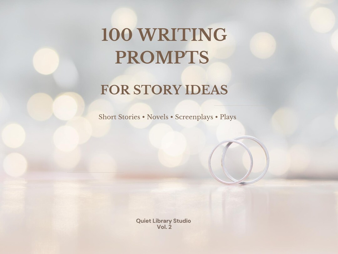 100 Writing Prompts for Story Ideas | Creative Writing Starters (PDF ...