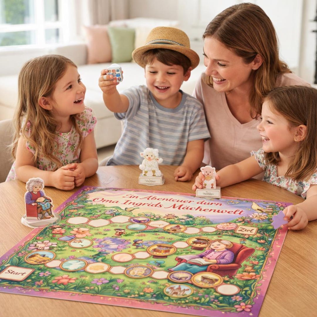 Fairy Tale Board Game for Kids (printable) | Story Game PDF | Children ...