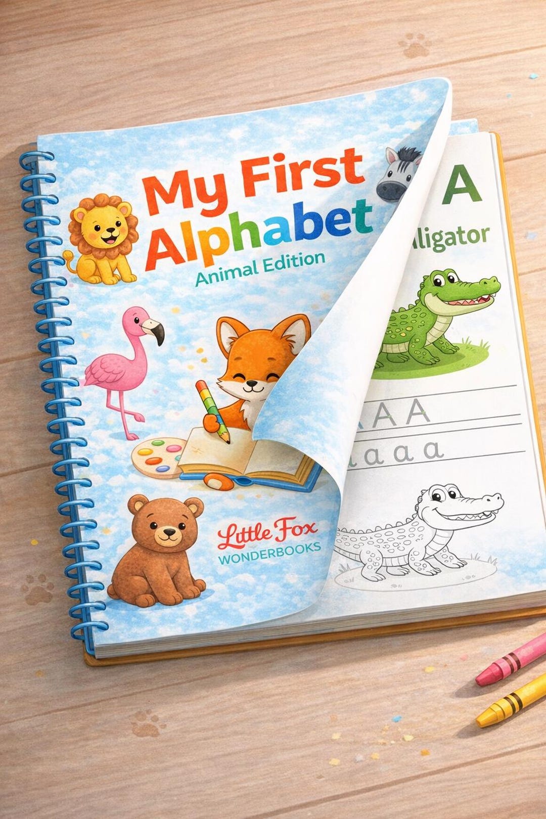 Animal Alphabet Learning Book | Preschool Toddler Educational Abcs ...