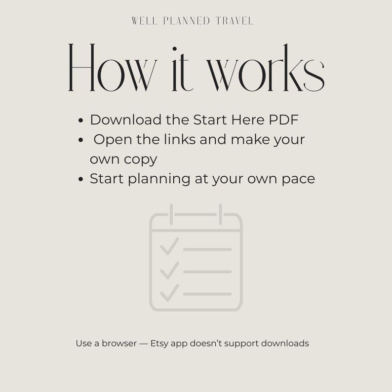 Travel Planning Template System | Itinerary, Research Hub & Budget ...