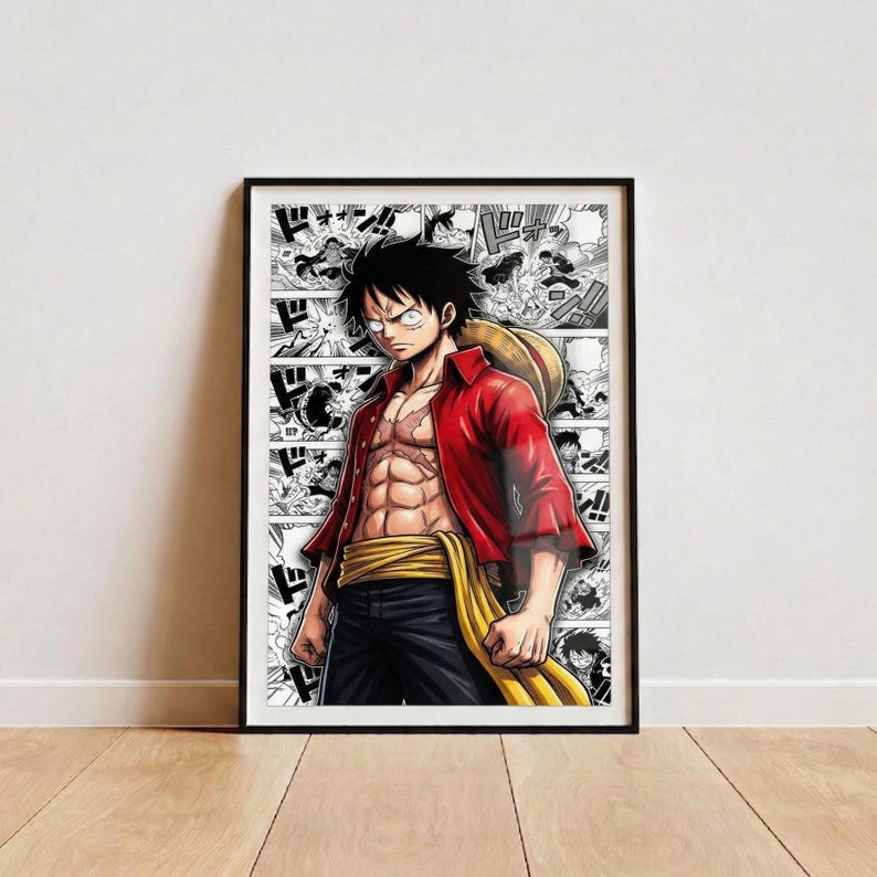 Anime Style Poster | Digital Download & Physical Print | Manga Inspired ...