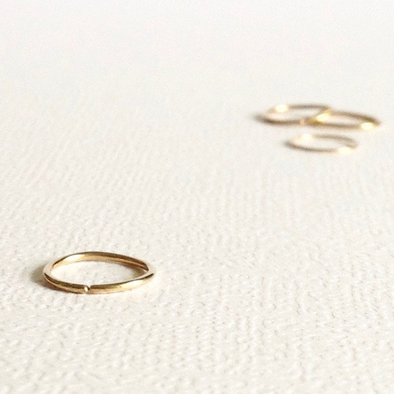 5mm Gold Hoop - Etsy