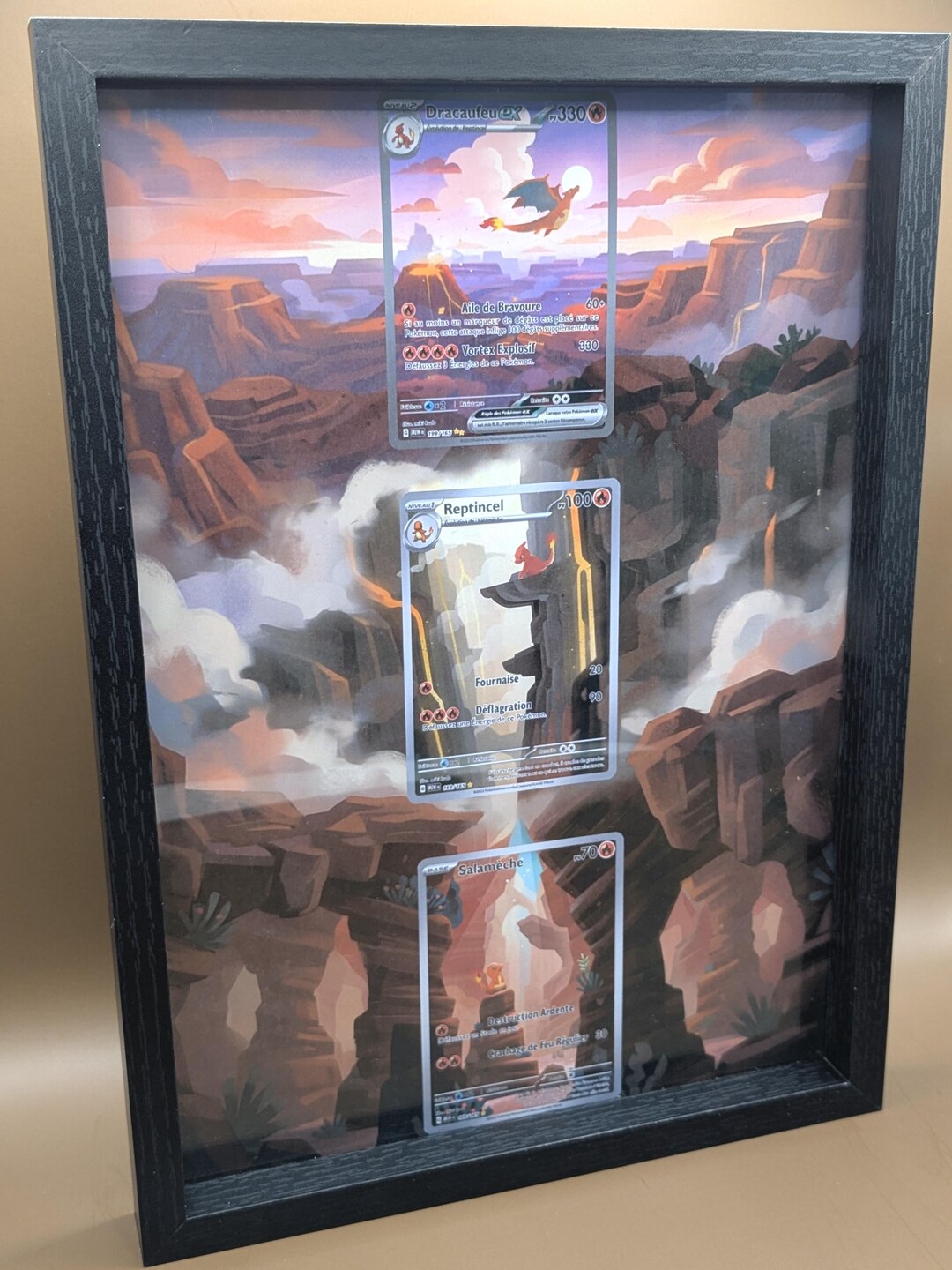 Charizard Evolution Pokemon Frame – Pokemon Card Display - Etsy