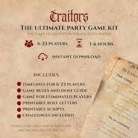 Host Your Own Traitors Style Game at Work - Etsy