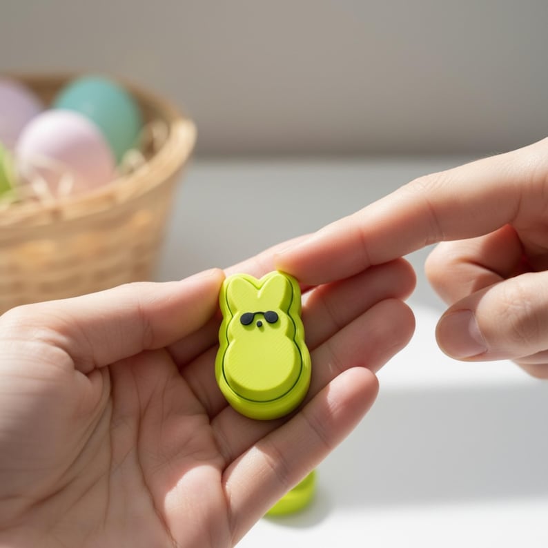 SALE* Peeps Marshmallow Bunny Fidget Clicker | Mini Sensory Toy ...
