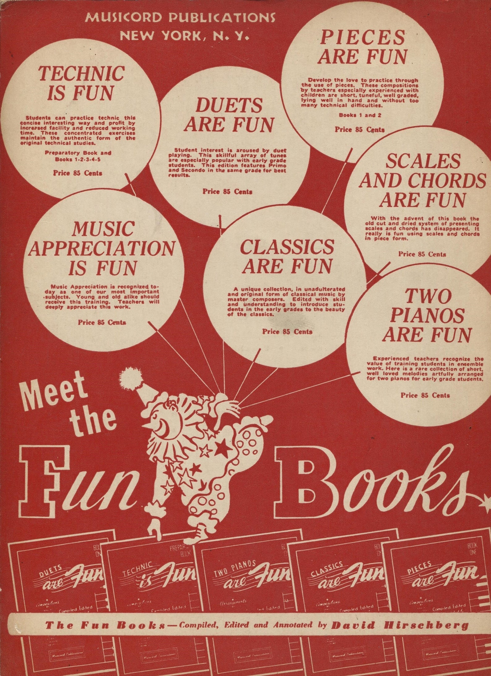 1948 Music Technic Book Five David Hirschberg - Etsy