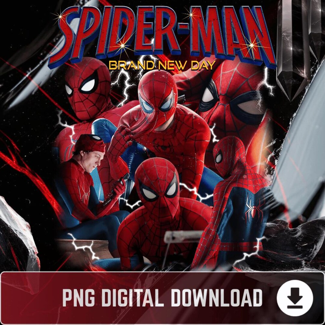 Spiderman Comic PNG, the Spider Man Sublimation Design (digital ...