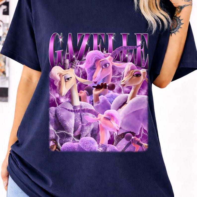 Gazelle Inspired PNG, Cartoon Animal Singer, Zootopia Style Digital ...