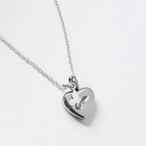 Petite Rose Gold Heart Cremation Urn Memorial Necklace With - Etsy