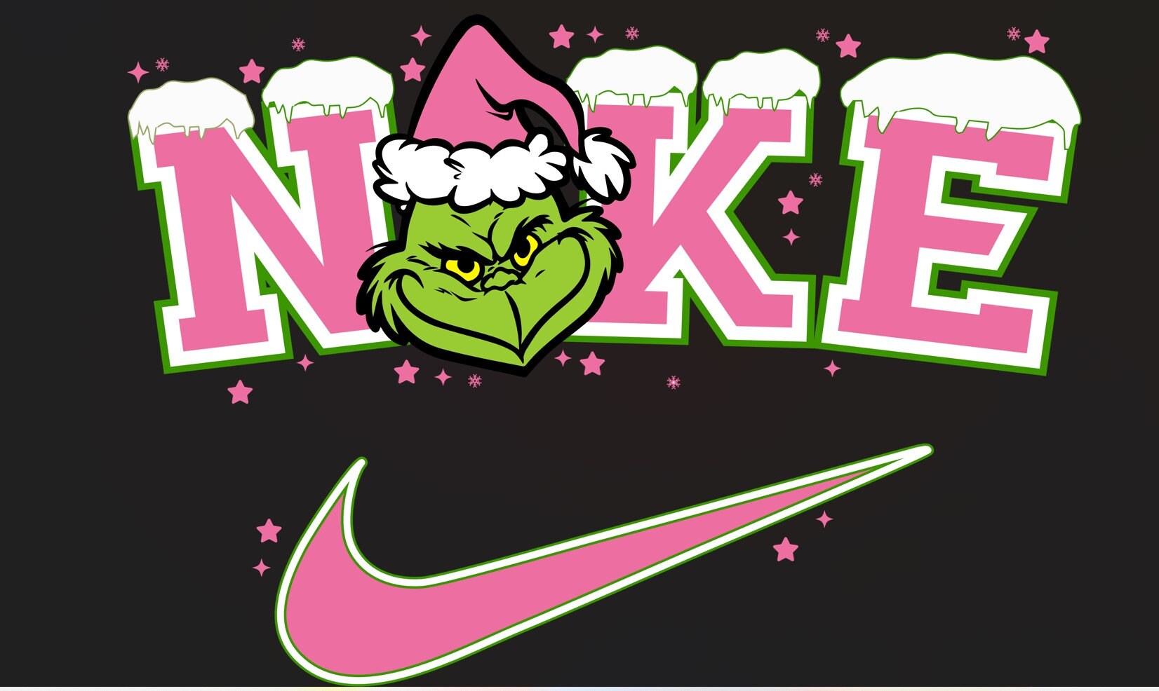 2 Diseños Vintage Grinch Navidad PNG Rosa y Rojo Regalo de - Etsy México