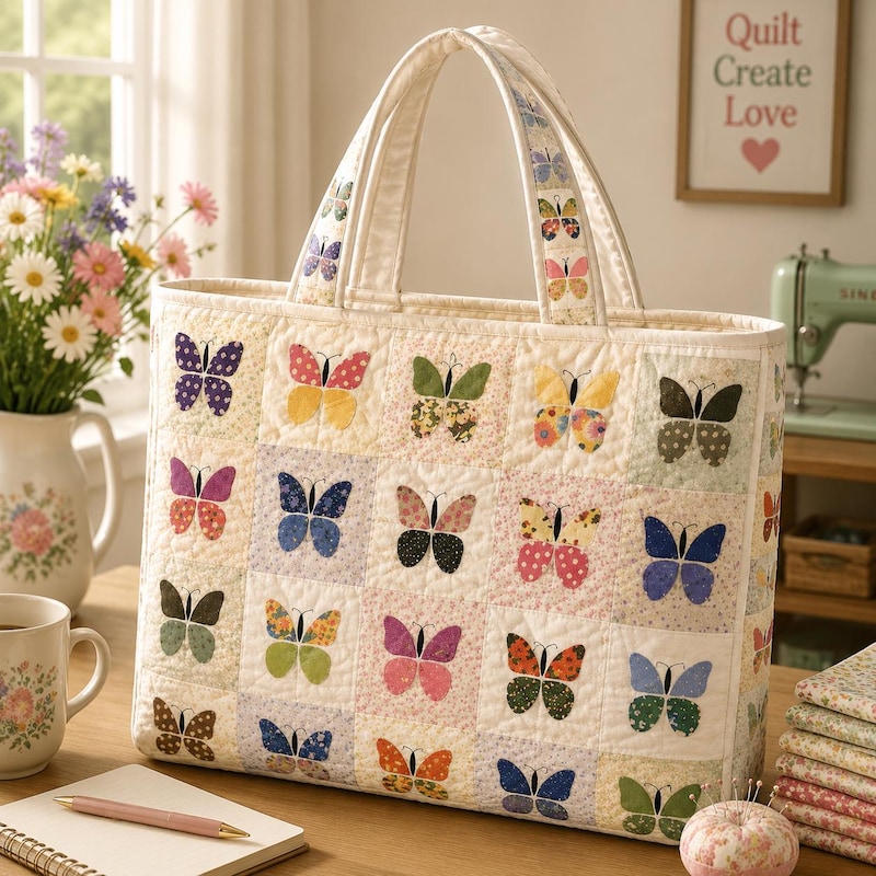 Quilted Butterfly Bags - Etsy