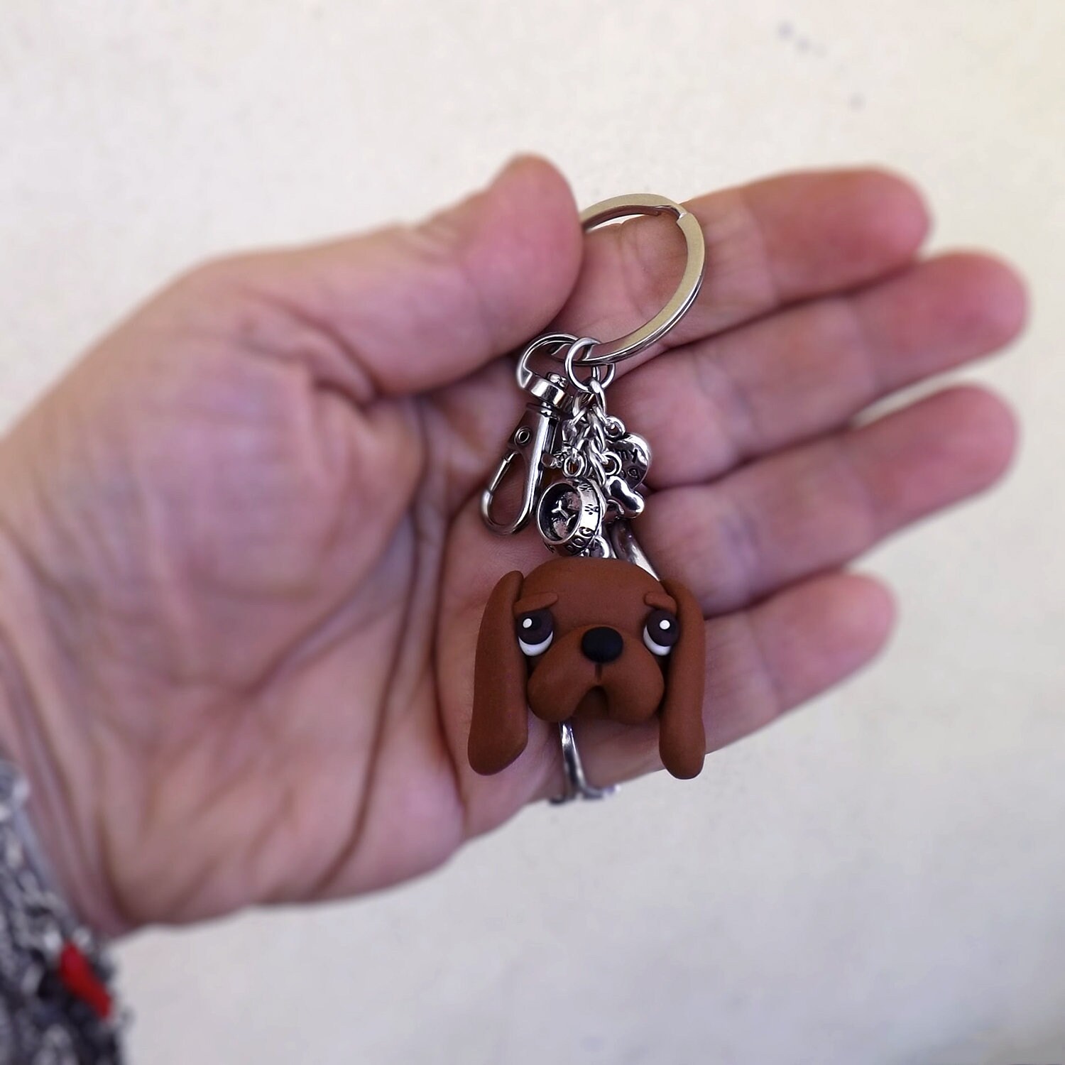 Cavalier King Charles Spaniel Ruby Keychain Polymer Clay - Etsy UK