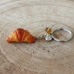 Realistic Croissant Keychain – Handmade French Pastry Gift - Etsy