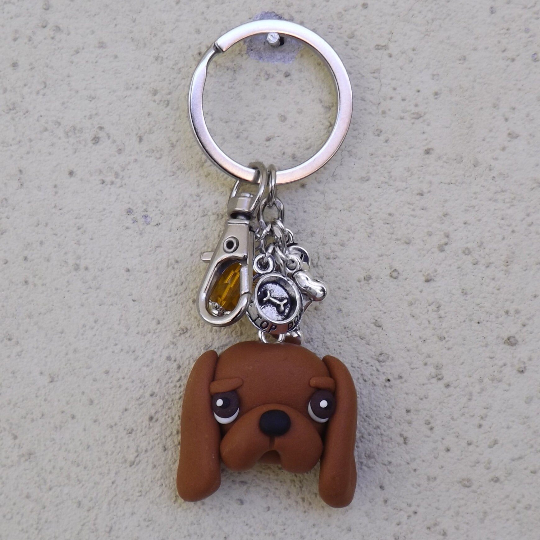 Cavalier King Charles Spaniel Ruby Keychain Polymer Clay - Etsy UK