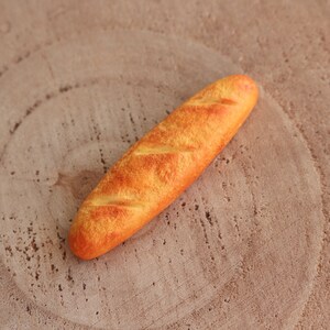 Miniature French Baguette Handmade in Polymer Clay 8 Cm, Realistic ...