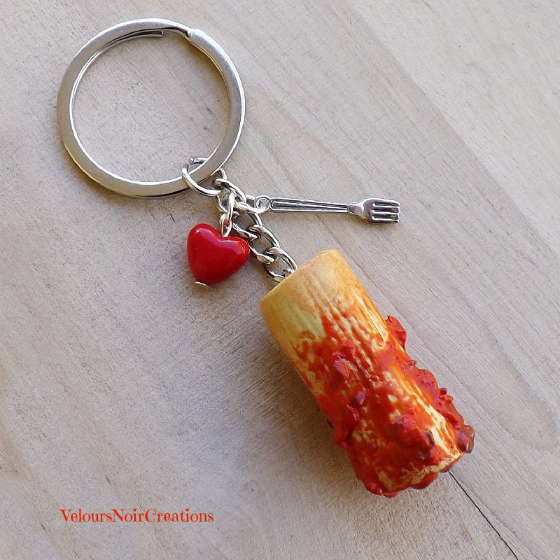 Macaroni Keychain Rigatoni Pasta Ragù Italian Food - Etsy