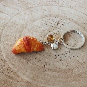Realistic Croissant Keychain – Handmade French Pastry Gift - Etsy
