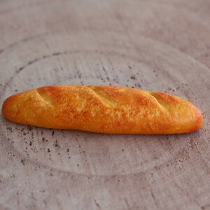Miniature French Baguette Handmade in Polymer Clay 8 Cm, Realistic ...