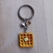 Waffle Keychain Polymer Clay Handmade - Etsy Canada