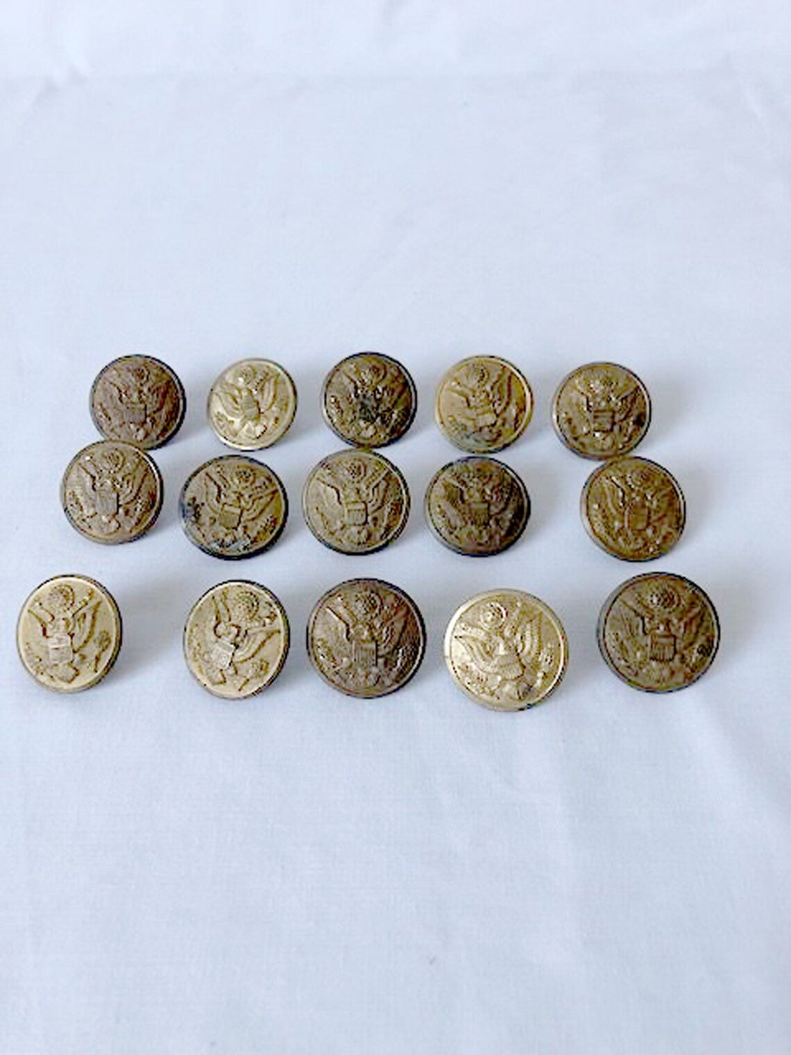 Genuine American Military Buttons . WW2 Military Clothing | Etsy