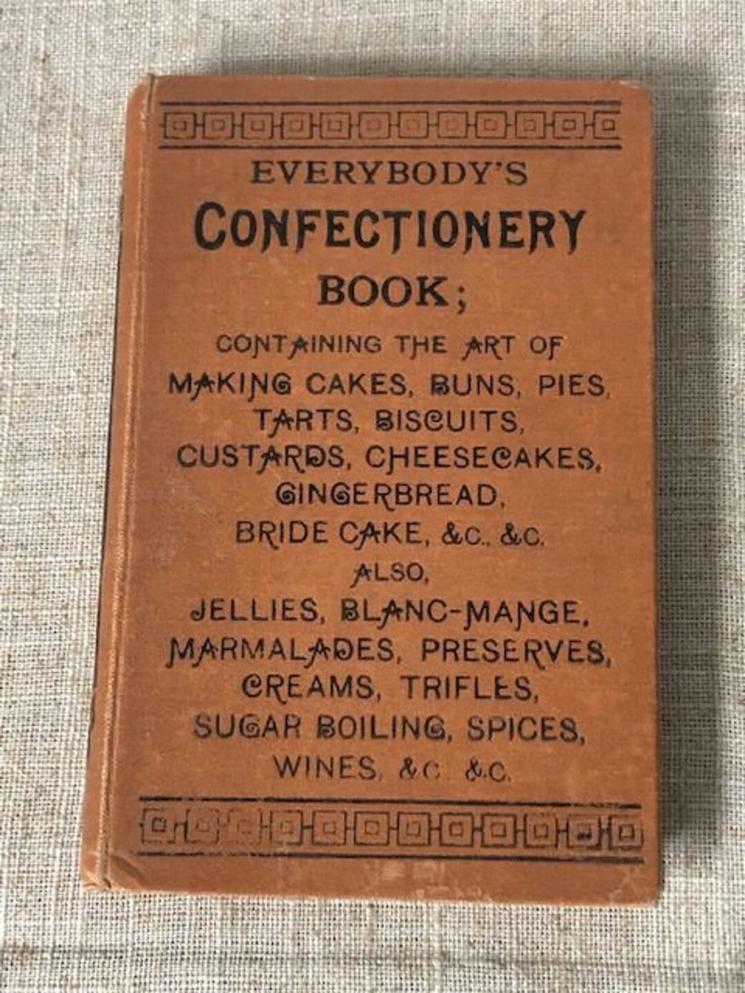 Antique, Very Rare, Unique, English, Cookery Book, Everybody's ...