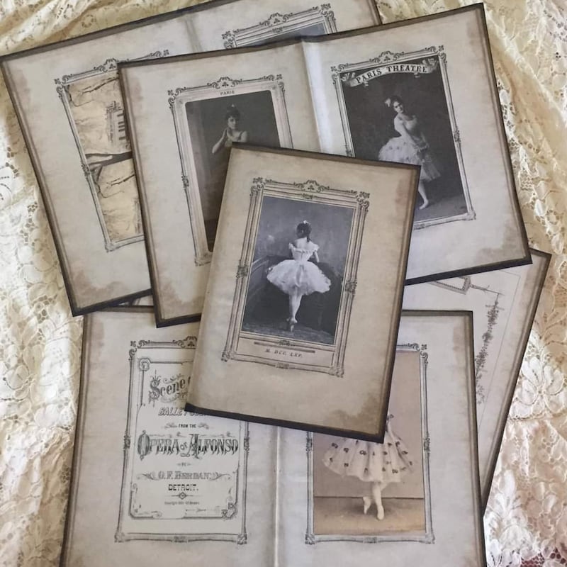 Antique Book Ballet - Etsy