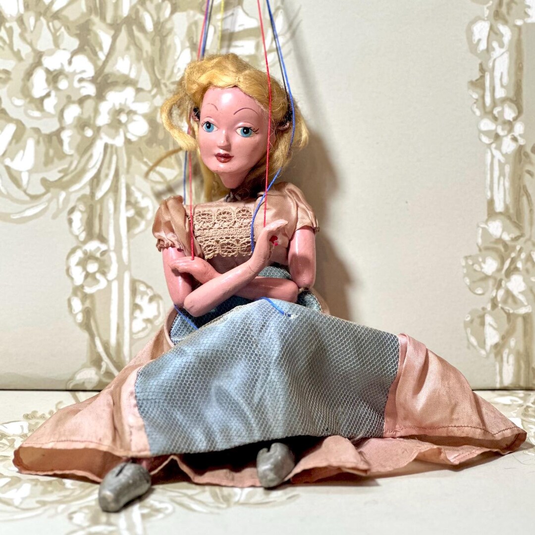 Meet Elizabeth-jayne: A Rare Vintage Cinderella String Pelham Puppet - Etsy