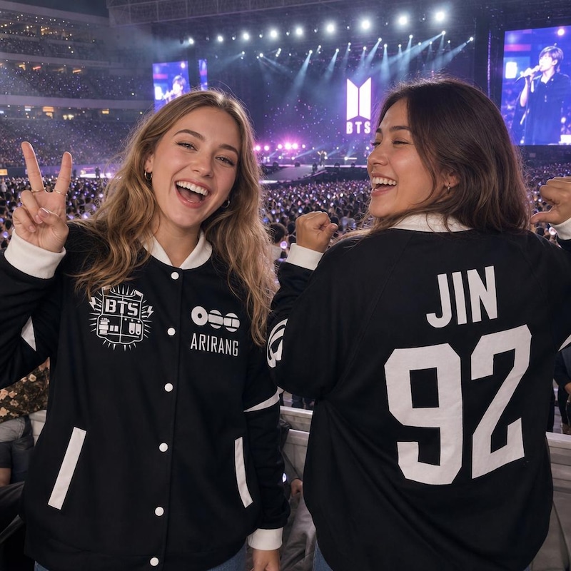 Custom Merch Bts Jacket - Etsy