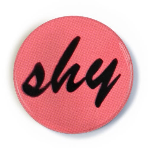 Shy Button Pin - Etsy