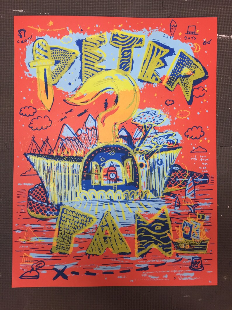 Peter Pan Poster | Etsy