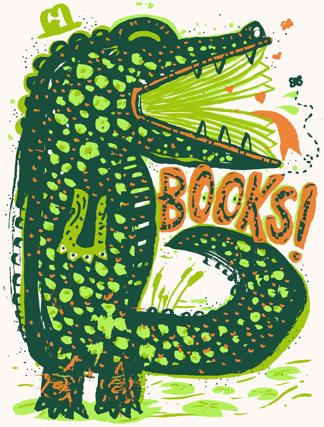 Books Silk Screened Poster - Etsy