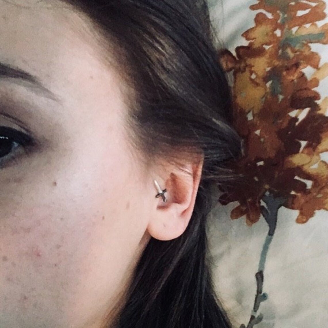Dagger Piercing Dagger Stud Earrings Dagger Tragus Dagger | Etsy