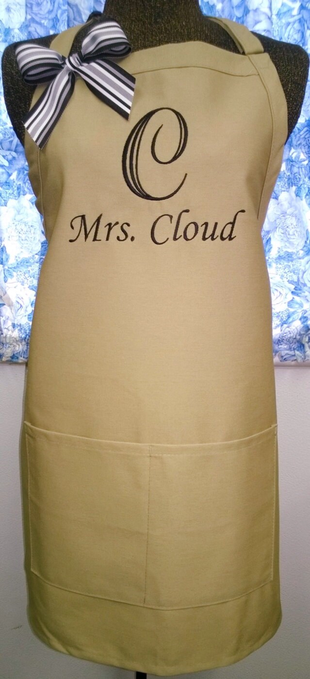 Personalized Apron Embroidered Apron Custom Apron Birthday | Etsy